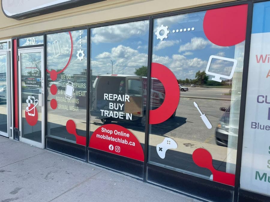 Window Signs and Graphics | Advance Signs & Awnings